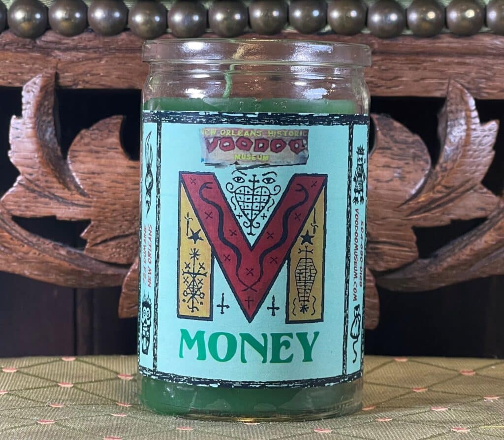Money Ritual Candle - New Orleans Voodoo Museum